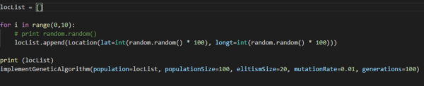 Using a Genetic Algorithm for Traveling Salesman Problem in Python ...